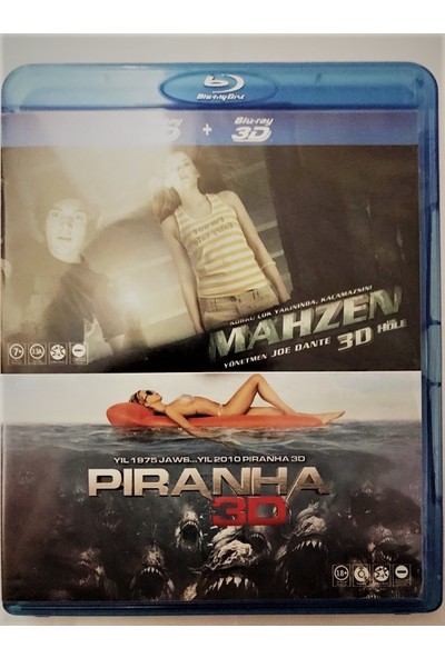 Mahzen(The Hole) 3D & Piranha 3D Blu-Ray 2 Dısc