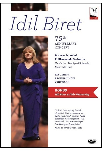 İdil Biret - 75Th Anniversary Concert Dvd İdil Biret - 75Th Anniversary Concert Dvd