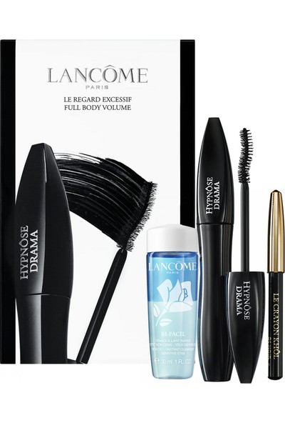 Lancome Hypnose Drama Makyaj Seti (Hypnose Drama Maskara 01+Mini Le Crayon Khol+Bi Facil Eyes 30 ml) Lancome Hypnose Drama Makyaj Seti (Hypnose Drama Maskara 01+Mini Le Crayon Khol+Bi Facil Eyes 30 ml)