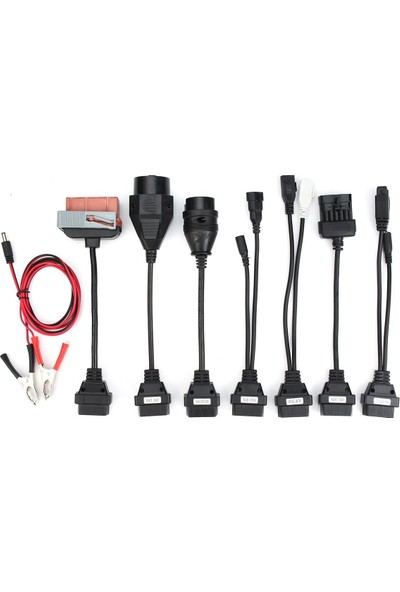 Obd2 Binek Araç Kablo Seti 8 Parça Obd Dönüştürücü + Hediyeli Obd2 Binek Araç Kablo Seti 8 Parça Obd Dönüştürücü + Hediyeli