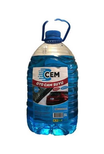 Cem Cam Suyu 5 lt Parfümlü Antifrizli -25 Derece Cem Cam Suyu 5 lt Parfümlü Antifrizli -25 Derece