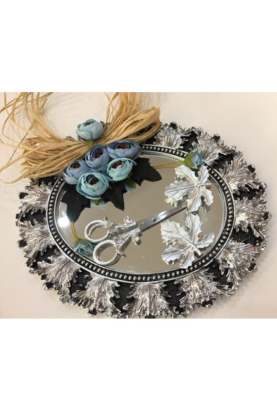 Atelier Es Söz Nişan Tepsisi Gümüş Çınar