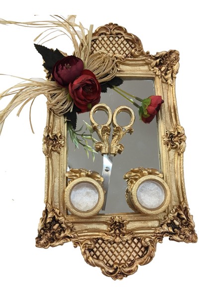 Atelier Es Söz Nişan Tepsisi Altın Eskitme