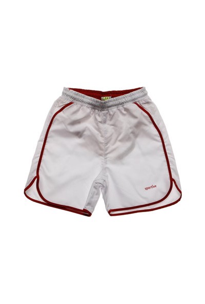 Sportive Sea Çocuk Beyaz Yüzme Şort Mayo