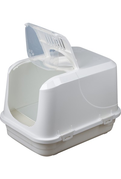 Çınar Büyük Kedi Kapalı Tuvalet Kabı Xx Boy Kürekli Plastik Paspaslı