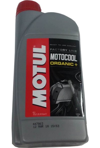 Motul Radyatör Soğutma Sıvısı -35C Motul 1Lt Motocool Fl Organıc+