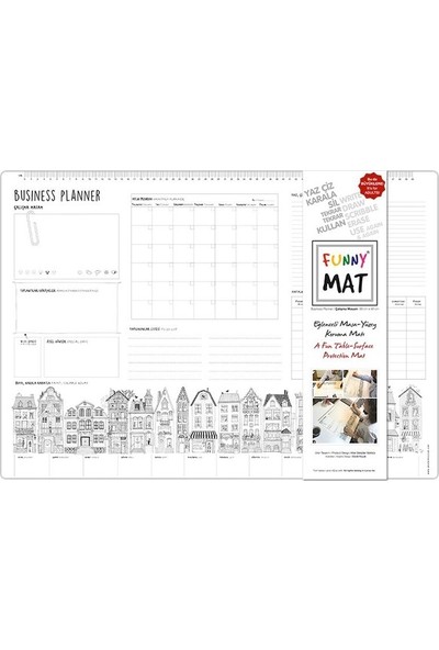Akademi Çocuk Funny Mat - Çalışma Masam/Business Planer (Yetişkin )