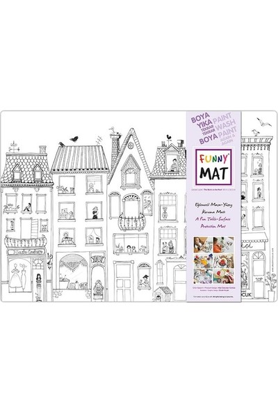 Akademi Çocuk Funny Mat - Çatıdaki Leylek - Küçük Boy