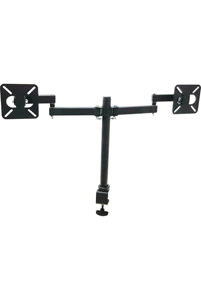 Electroon 17-28'' Hareketli Çiftli TV-Monitör Masa Standı