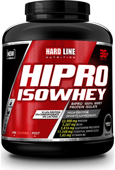 Hardline Nutrition Hipro İzole Whey Protein Çikolatalı 908 Gr Hardline Nutrition Hipro İzole Whey Protein Çikolatalı 908 Gr