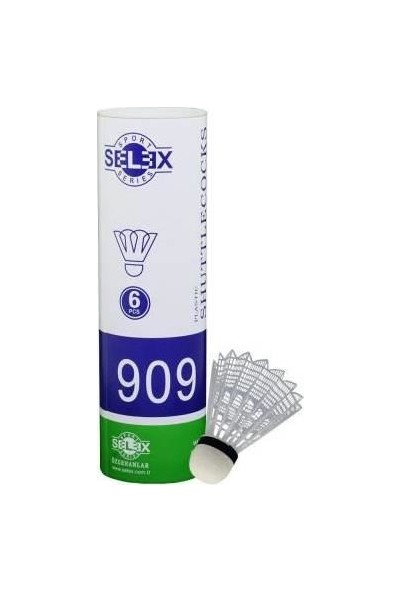 Selex 909 Selex Badminton Topu 909 6 Li Kutu