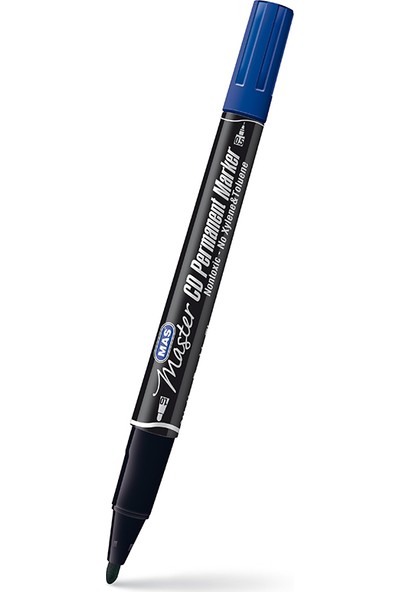 Mas Master 6414 Çift Uçlu Permanent Markör 0,5 mm 1,0 mm Mavi Mas Master 6414 Çift Uçlu Permanent Markör 0,5 mm 1,0 mm Mavi