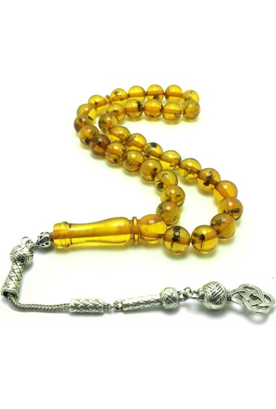 Ninova Silver Aşk Düğümü Püskül Karınca Fosilli Kehribar Tesbih Ninova Silver Aşk Düğümü Püskül Karınca Fosilli Kehribar Tesbih