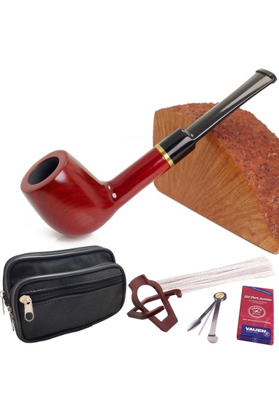 Falconetti Pipo Başlangıç Seti - Ebony Düz Sap Ahşap Pipo Ps98 Falconetti Pipo Başlangıç Seti - Ebony Düz Sap Ahşap Pipo Ps98