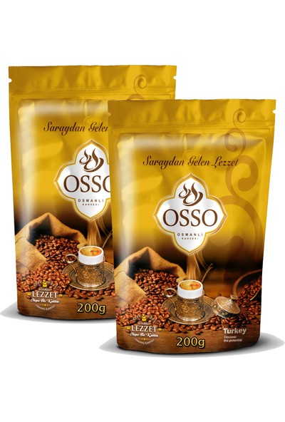 Osso Osmanlı Kahvesi 200 Gr x 2 Adet Osso Osmanlı Kahvesi 200 Gr x 2 Adet