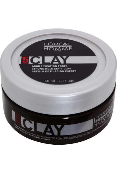 L'Oréal Professionnel Homme Clay Güçlü Mat Wax 50ml L'Oréal Professionnel Homme Clay Güçlü Mat Wax 50ml