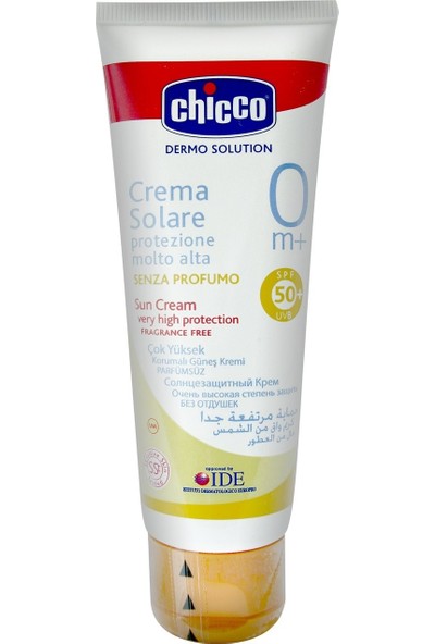 Chicco Yüksek Korumalı Güneş Kremi SPF50+ 75 ML