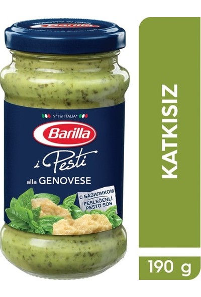 Barilla Fesleğenli/ Pesto Genovese Makarna Sosu 190 Gr