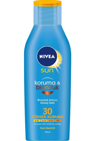Nivea Sun Protect&Bronze Güneş Sütü Spf30 200 Ml