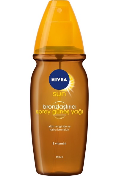 Nivea Sun Bronzlaştırıcı Sprey Güneş Yağı 150Ml Nivea Sun Bronzlaştırıcı Sprey Güneş Yağı 150Ml
