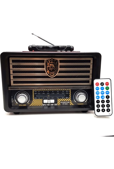 Everton Nostaljik Antika Bluetooth Şarjlı Radyo Mp3 Müzik Çalar Usb Bt Aux Tf Rt852 Everton Nostaljik Antika Bluetooth Şarjlı Radyo Mp3 Müzik Çalar Usb Bt Aux Tf Rt852
