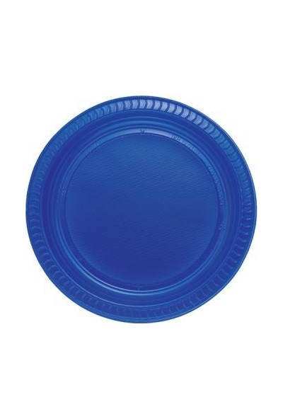 Partici Lacivert Plastik Tabak 22 cm Partici Lacivert Plastik Tabak 22 cm