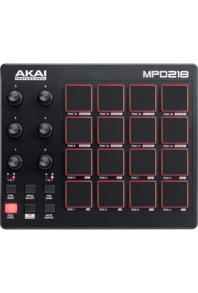 Akai Mpd218 Usb Drum Pad Kontrol Cihazı
