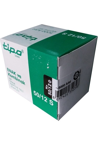 Tipo Zımba Teli 50 - 12 5000 Adet Tipo Zımba Teli 50 - 12 5000 Adet