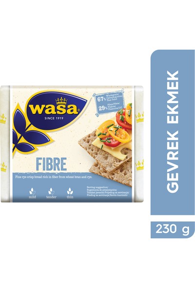 Wasa Lifli Gevrek Ekmek / Crispbread Fibre