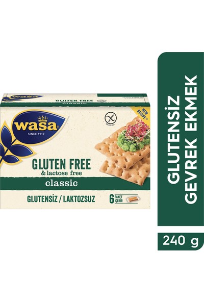 Wasa Glutensiz Gevrek Ekmek / Crispbread Gluten Free Wasa Glutensiz Gevrek Ekmek / Crispbread Gluten Free