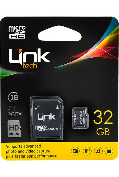 Linktech Micro SDHC 32GB 30 MB/s Hafıza Kartı Linktech Micro SDHC 32GB 30 MB/s Hafıza Kartı