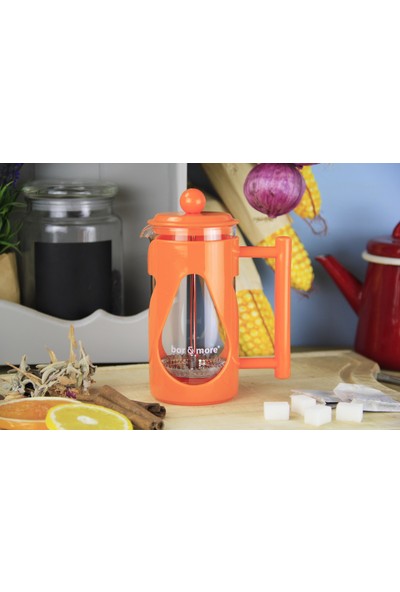 Bor&More Turuncu Boroslikat Kahve Pres 350 ml French Press