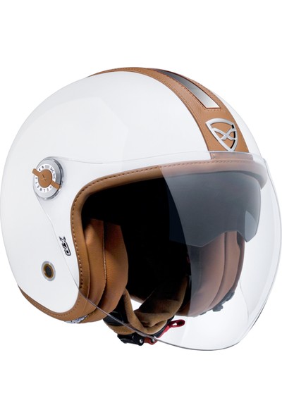 Nexx X.70 Groovy Beyaz-Camel Kask