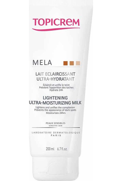 Topicrem Mela Lightening Ultra Moisturizing Milk 200 ml Topicrem Mela Lightening Ultra Moisturizing Milk 200 ml