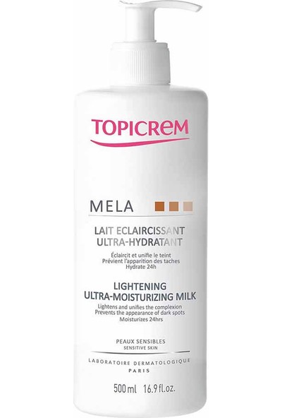 Topicrem Mela Lightening Ultra Moisturizing Milk 500 ml Topicrem Mela Lightening Ultra Moisturizing Milk 500 ml