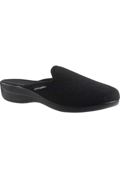 Ceyo Ramona -3 Siyah Süet Kadın Terlik