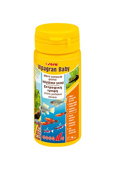 Sera Vipagran Baby Yavru Balık Yemi 50 Ml Sera Vipagran Baby Yavru Balık Yemi 50 Ml