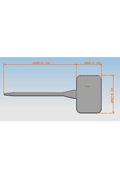 E-fidancim Bitki Fidan Levhası Etiketi Kısa (10 adet)