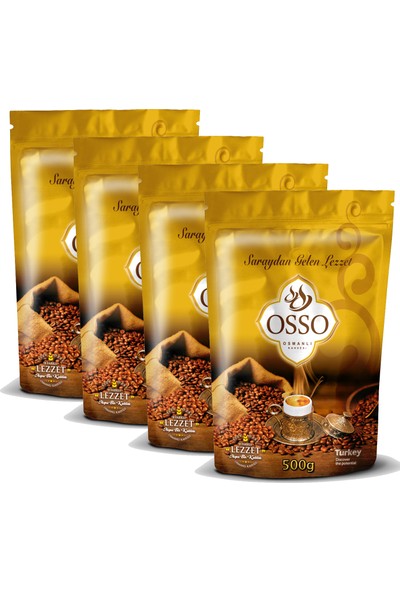 Osso Osmanlı Kahvesi 500 gr x 4 Adet Osso Osmanlı Kahvesi 500 gr x 4 Adet