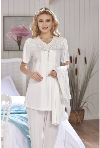 Emose Kadın Dantelli 3'Lü Takım 3926