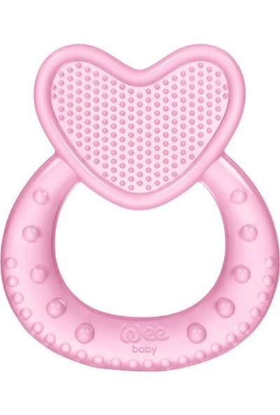 Wee Baby Kalpli Silikon Diş Kaşıyıcı - Pembe