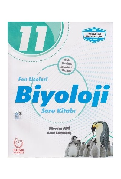 Palme Yayıncılık 11. Sınıf Fen Liseleri Biyoloji Soru Kitabı - Bilgehan Peri - Banu Karaağaç Palme Yayıncılık 11. Sınıf Fen Liseleri Biyoloji Soru Kitabı - Bilgehan Peri - Banu Karaağaç