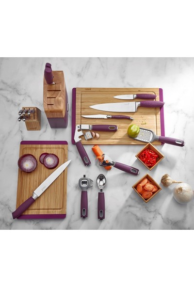 Neva N2559 Sweet 5'Li Mutfak Gereçleri Seti -Mor