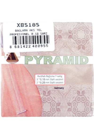 Pyramid Profesyonel Tel Takımı - Bağlama 0.18 - XBS18S Pyramid Profesyonel Tel Takımı - Bağlama 0.18 - XBS18S