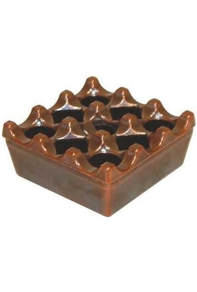 Arı Metal 7613 Masa Üstü Küllük Kare Bakır (Kül Tablası)