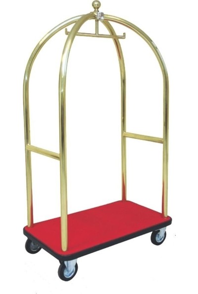 Arı Metal 7453 Valiz Taşıma Arabası Pirinç