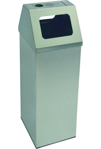 Arı Metal 1776 79 Lt Kare Kapaklı Çöp Kovası Küllüklü Paslanmaz 36X36X60+15 Cm Arı Metal 1776 79 Lt Kare Kapaklı Çöp Kovası Küllüklü Paslanmaz 36X36X60+15 Cm
