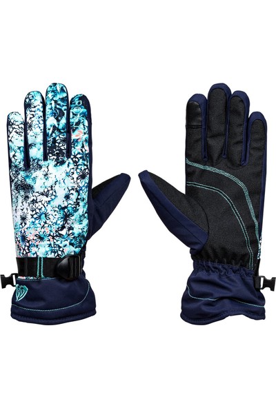 Roxy Renkli Çocuk Kayak Eldiveni Erjhn03068-Flowers