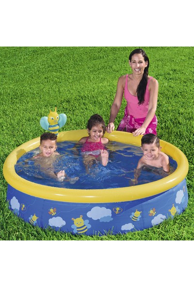 Bestway Fıskiyeli Çocuk Havuzu 152 cm x 38 cm 30007 Bestway Fıskiyeli Çocuk Havuzu 152 cm x 38 cm 30007