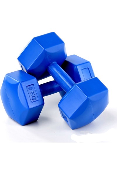 Spin 7 Kg X 2 Adet Plastik Mavi Dambıl Cs-552